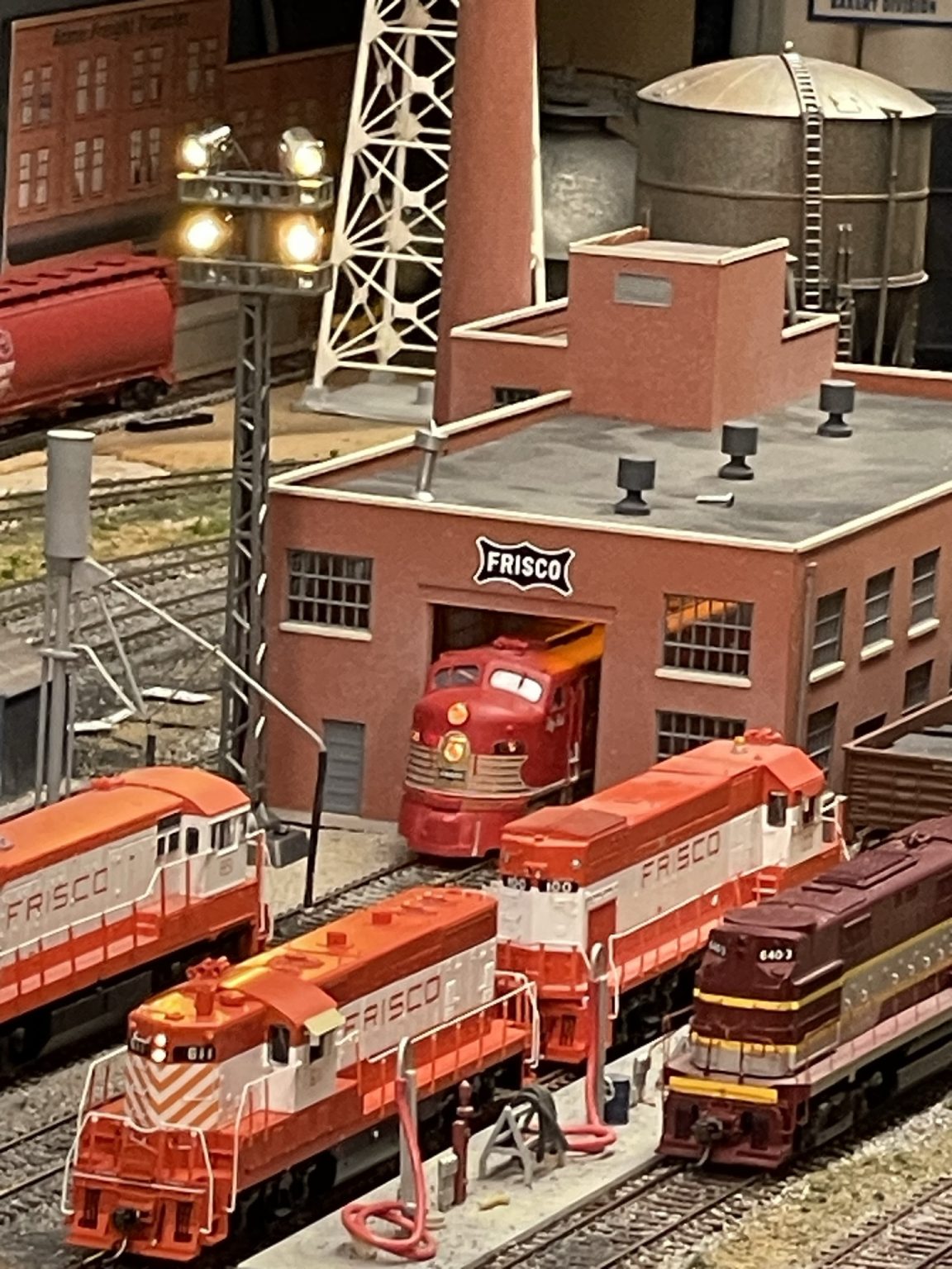 Action on the Rails - Saint Louis Lines Model Railroad Layout