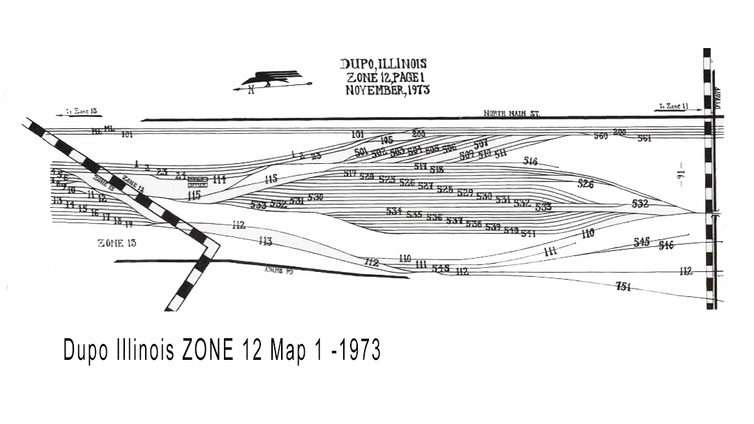 Zones 11, 12, 13 Dupo - Saint Louis Lines