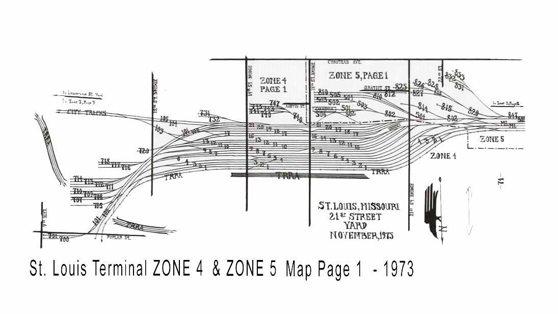 Zones 4 and 5 - Saint Louis Lines